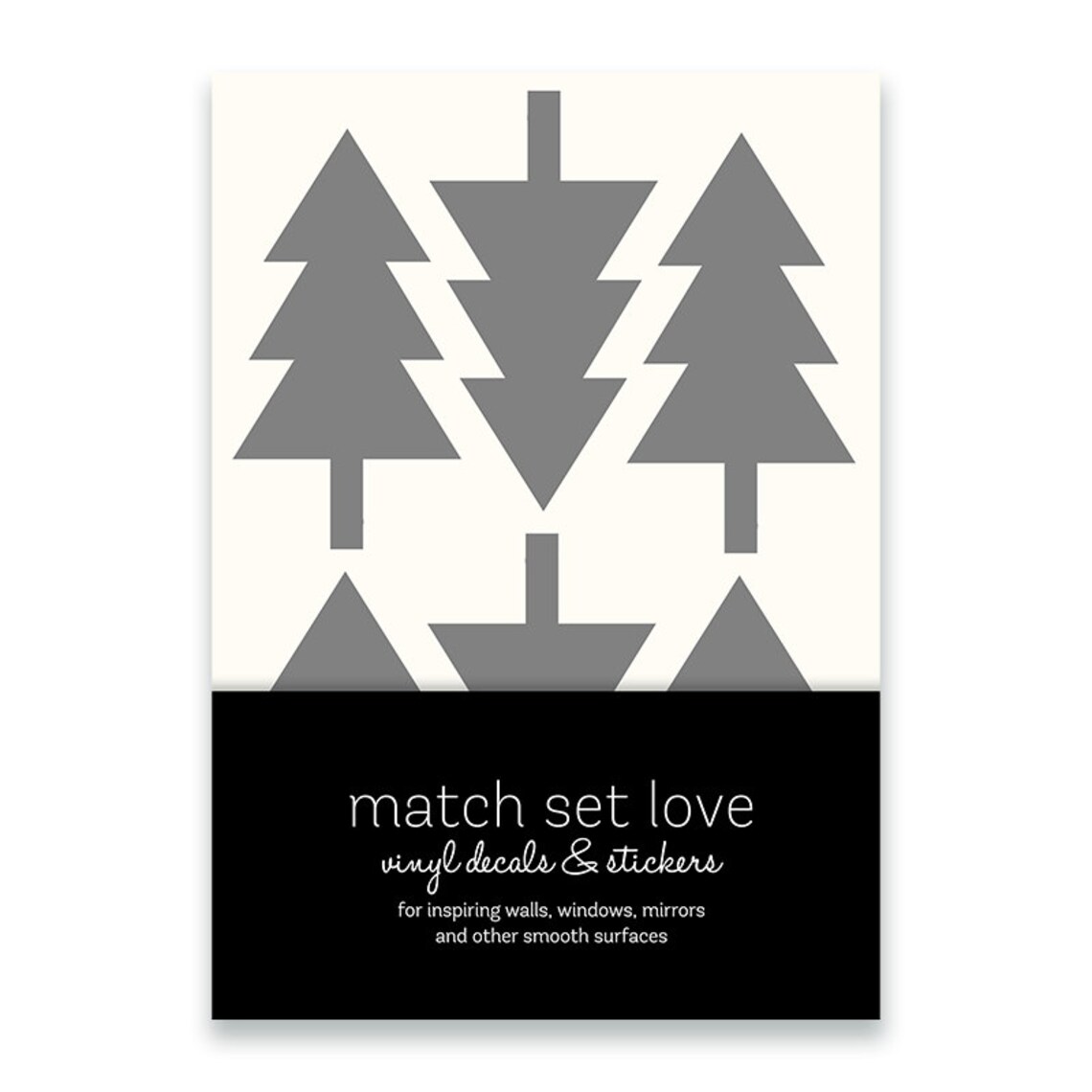 Tree Wall Decal Vinyl Wall Stickers Tree Wall Decor Set | Etsy