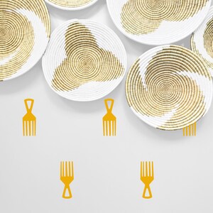 African Wall Decor - Afro Comb Decals - Afro Pick Vinyl Decals - Wooden ...