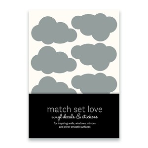 Cloud Wall Decals - Small Clouds - Cloud Wall Stickers - Set of 16 ...