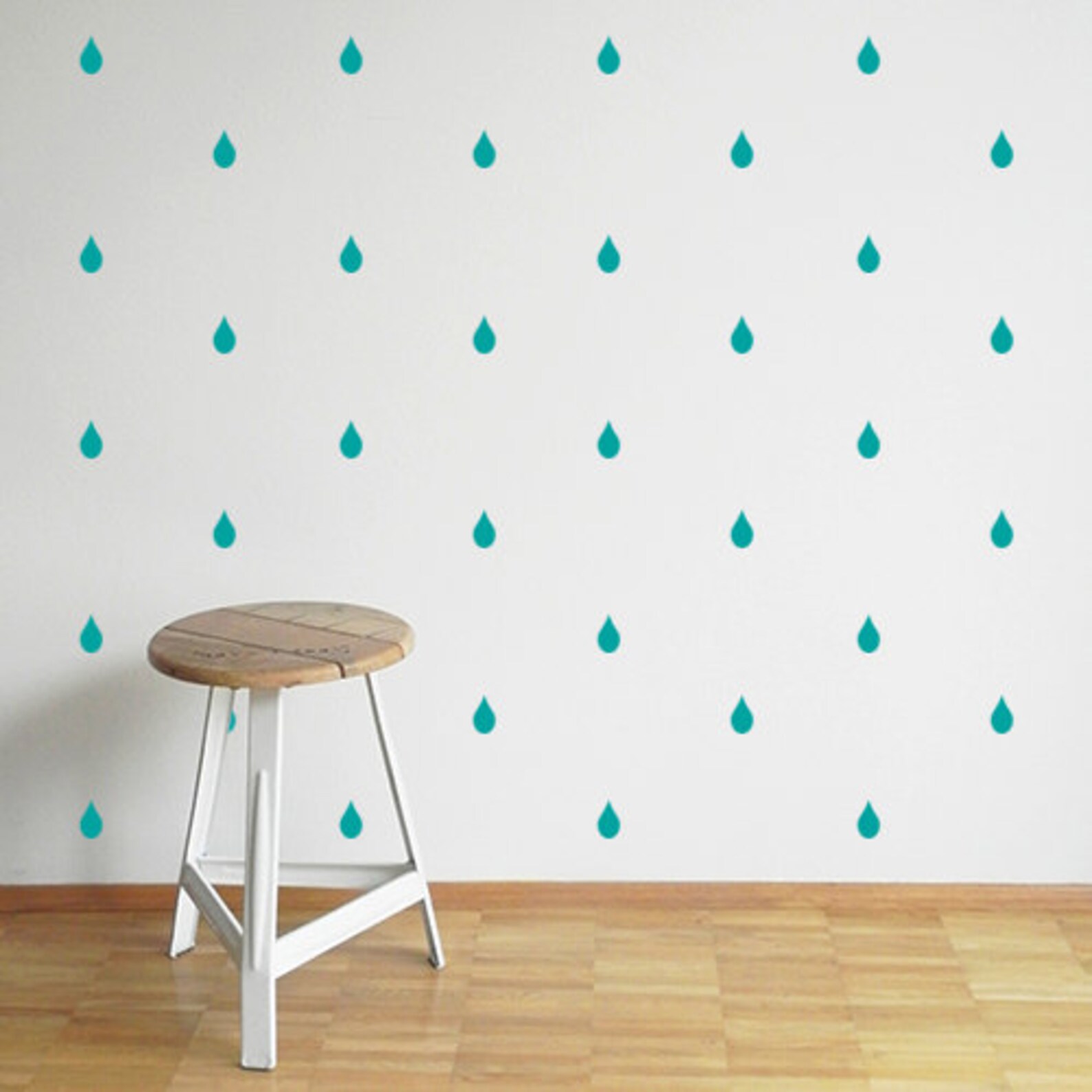 Raindrop wall stickers Raindrop wall decals Vinyl wall | Etsy