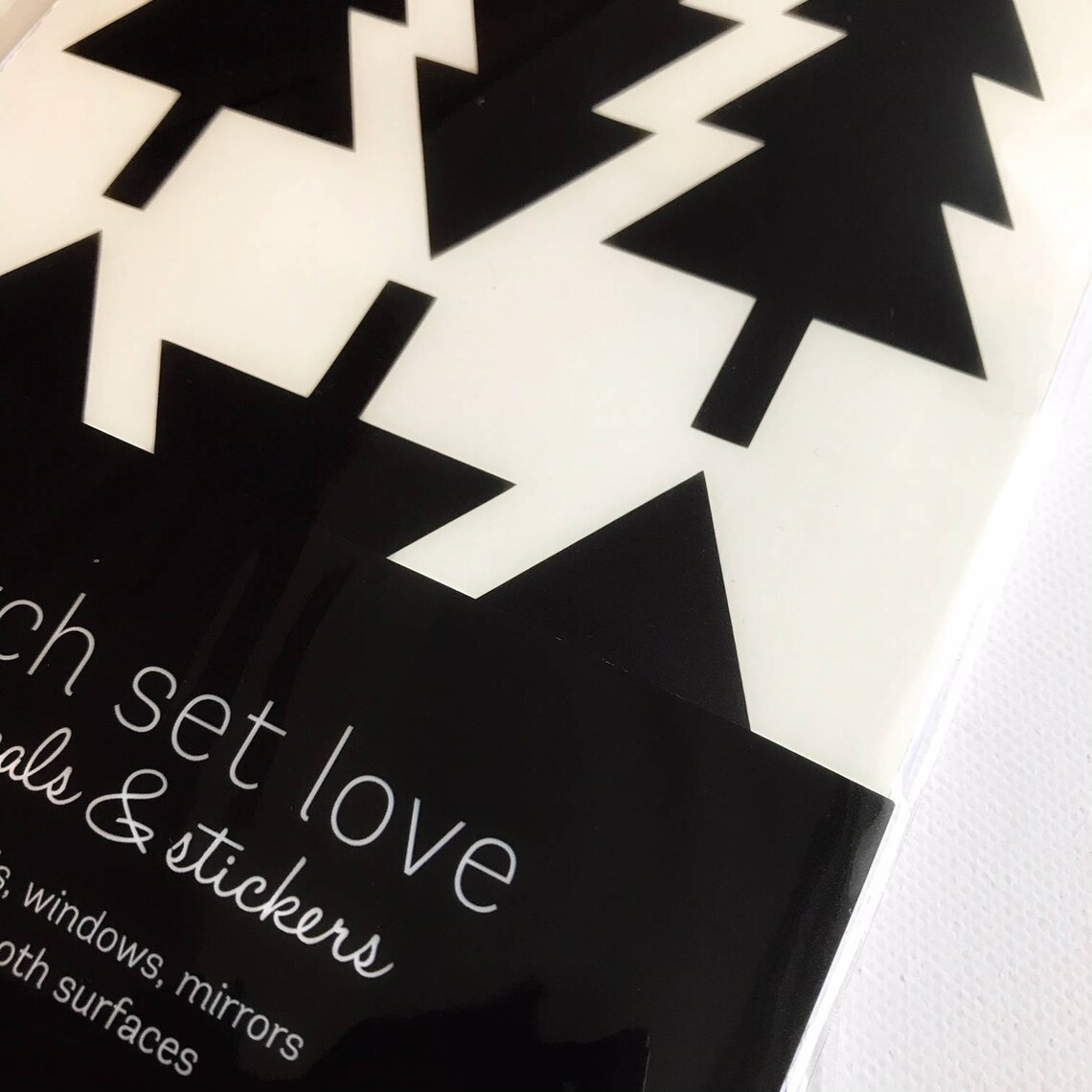 Tree Wall Decal Vinyl Wall Stickers Tree Wall Decor Set - Etsy