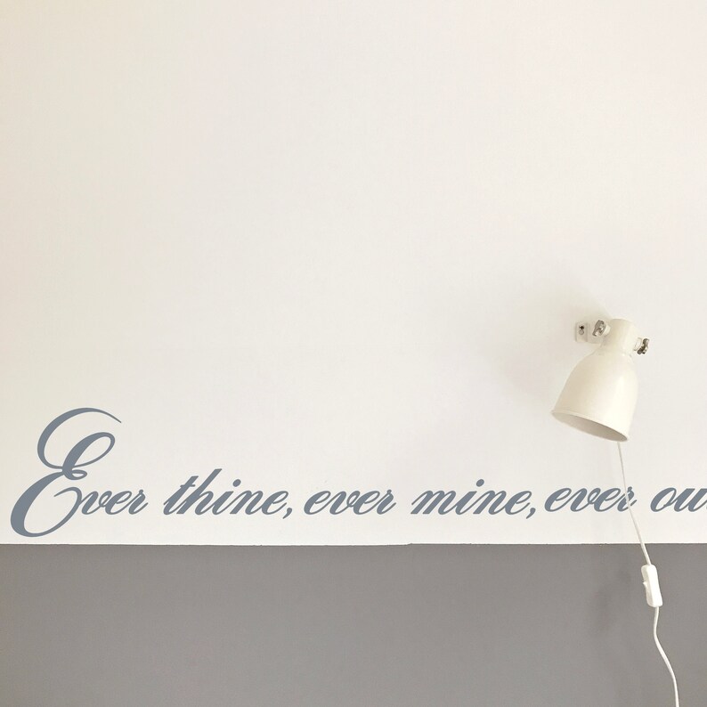 Ever Thine Ever Mine Ever Ours Romantic Wedding Love Quote - Etsy