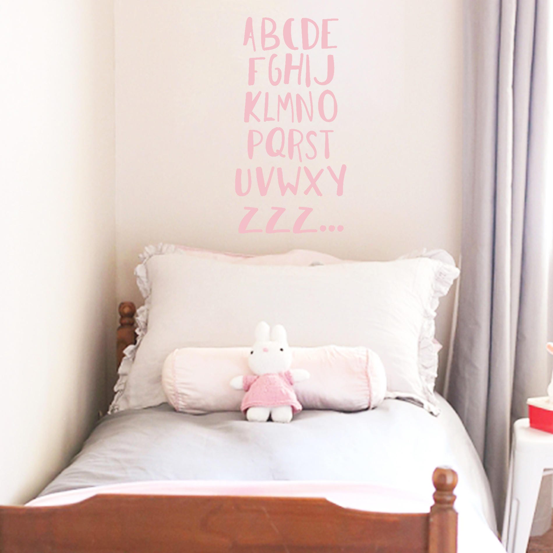 Alphabet Wall Decals Alphabet Wall Art Vinyl Wall Stickers | Etsy