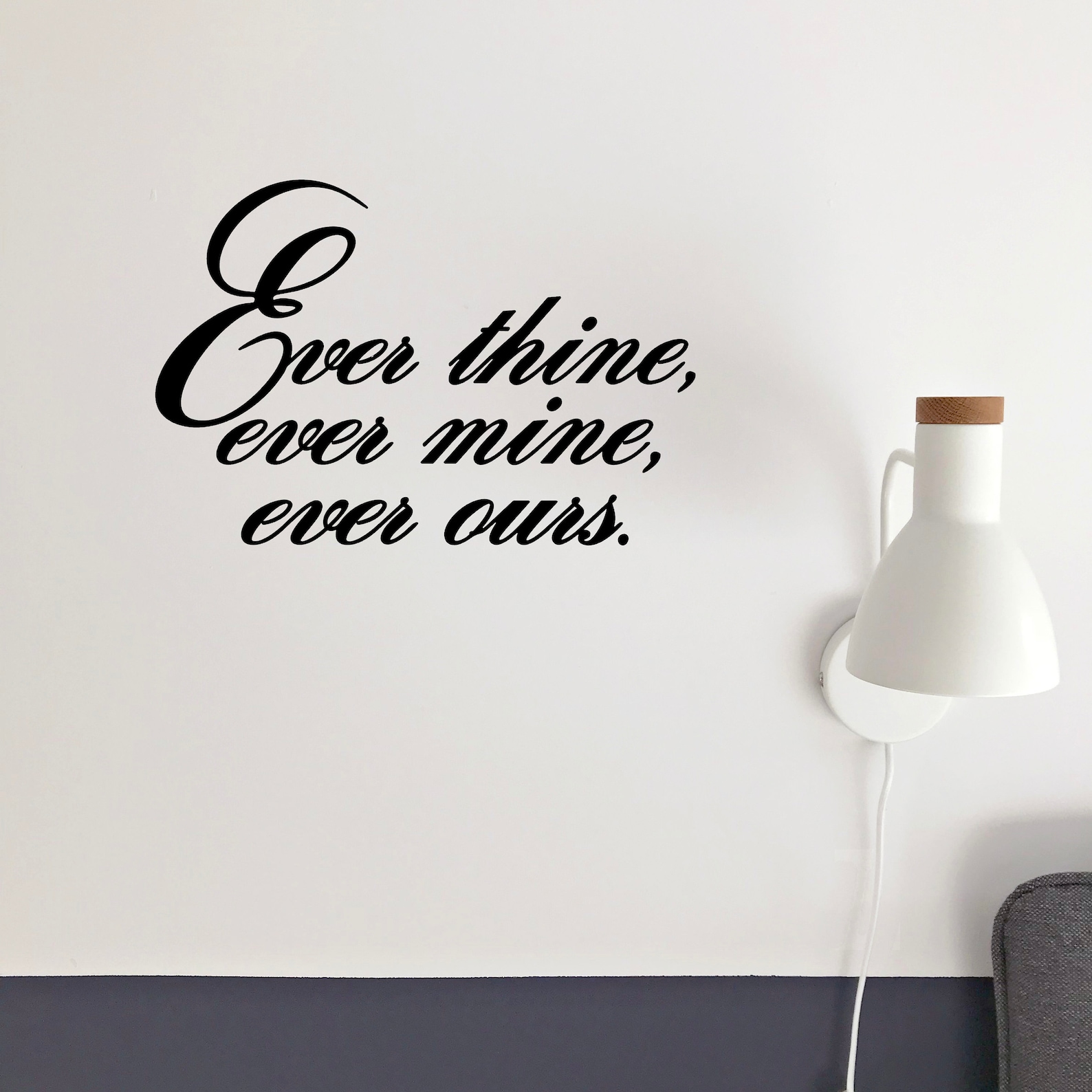 Ever Thine Ever Mine Ever Ours Romantic Wedding Love Quote | Etsy