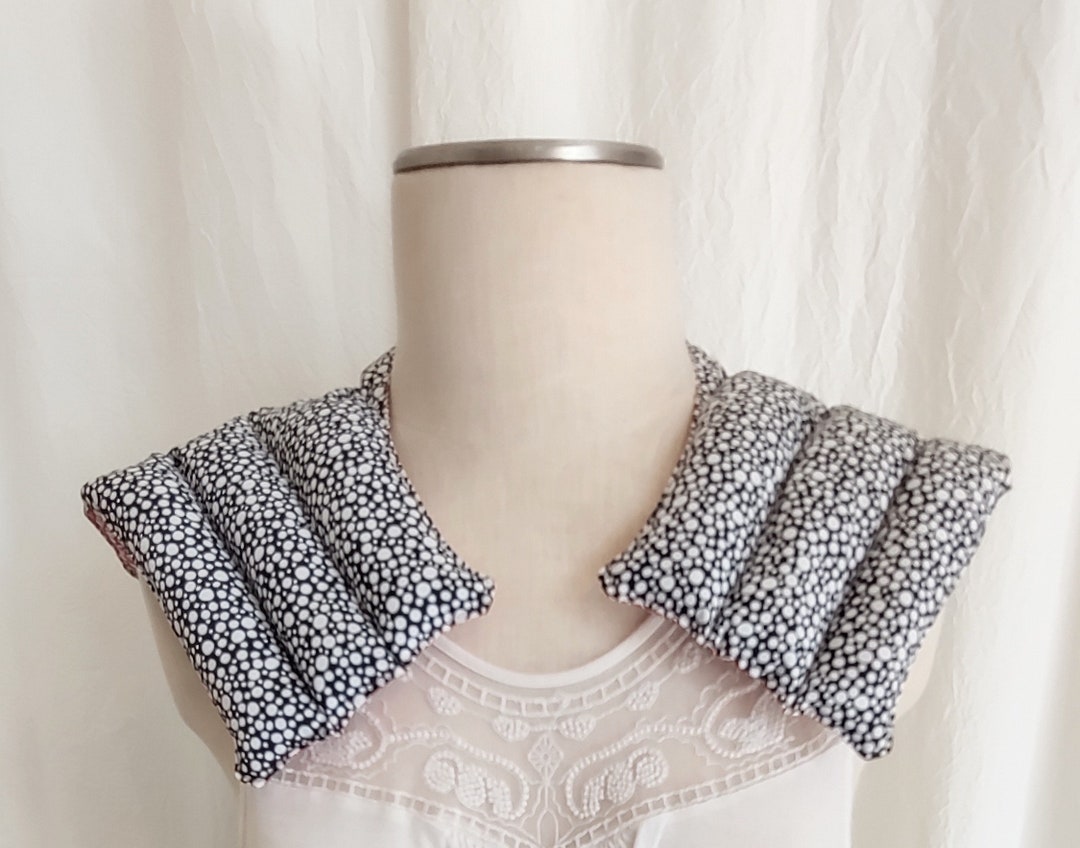 Reversible Fabric Neck and Shoulder Rice Wrap. Microwave for Moist Heat ...