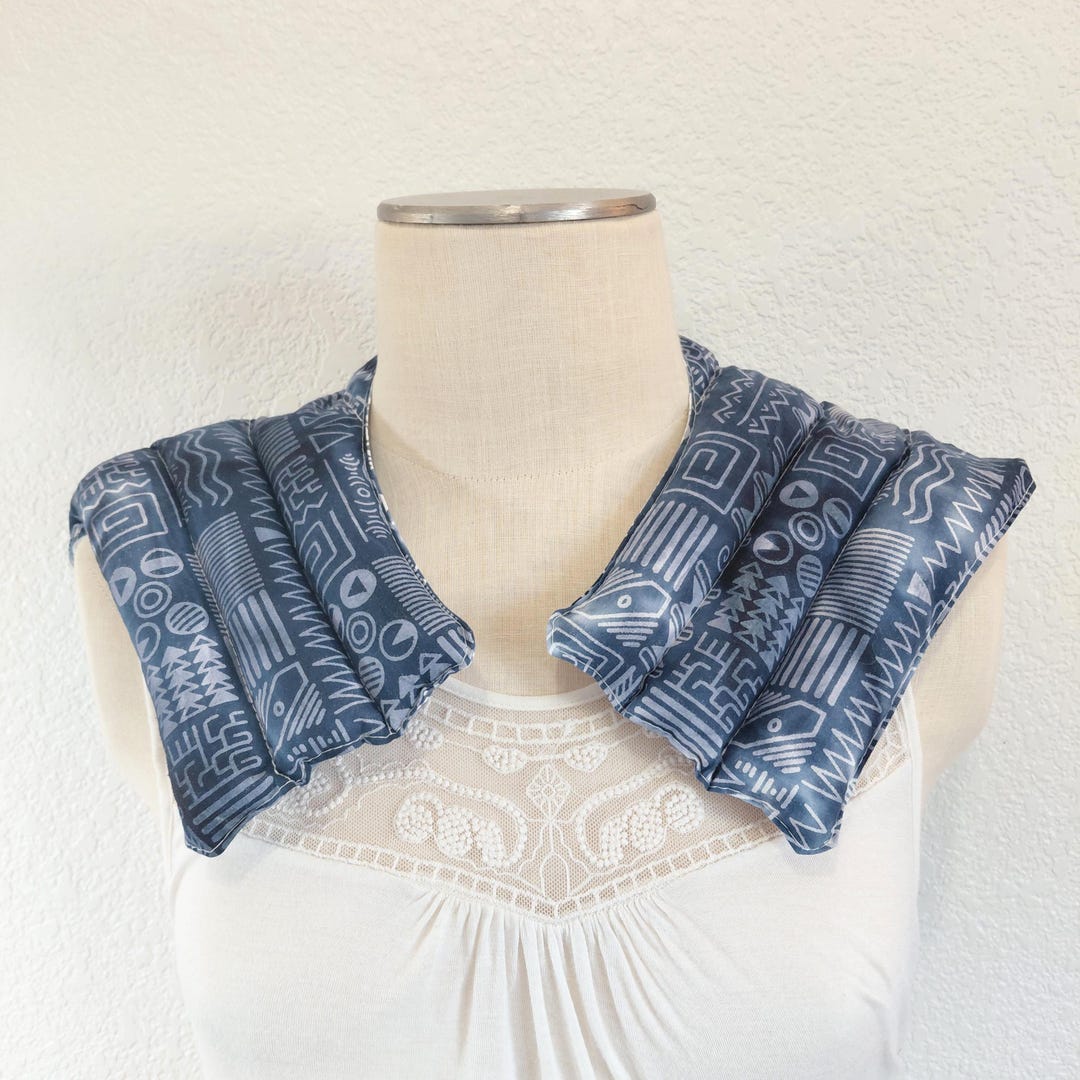 Reversible Neck and Shoulder Rice Wrap: Moist Heat, Tension Soother - Etsy