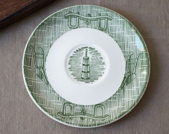 Green transferware | Etsy