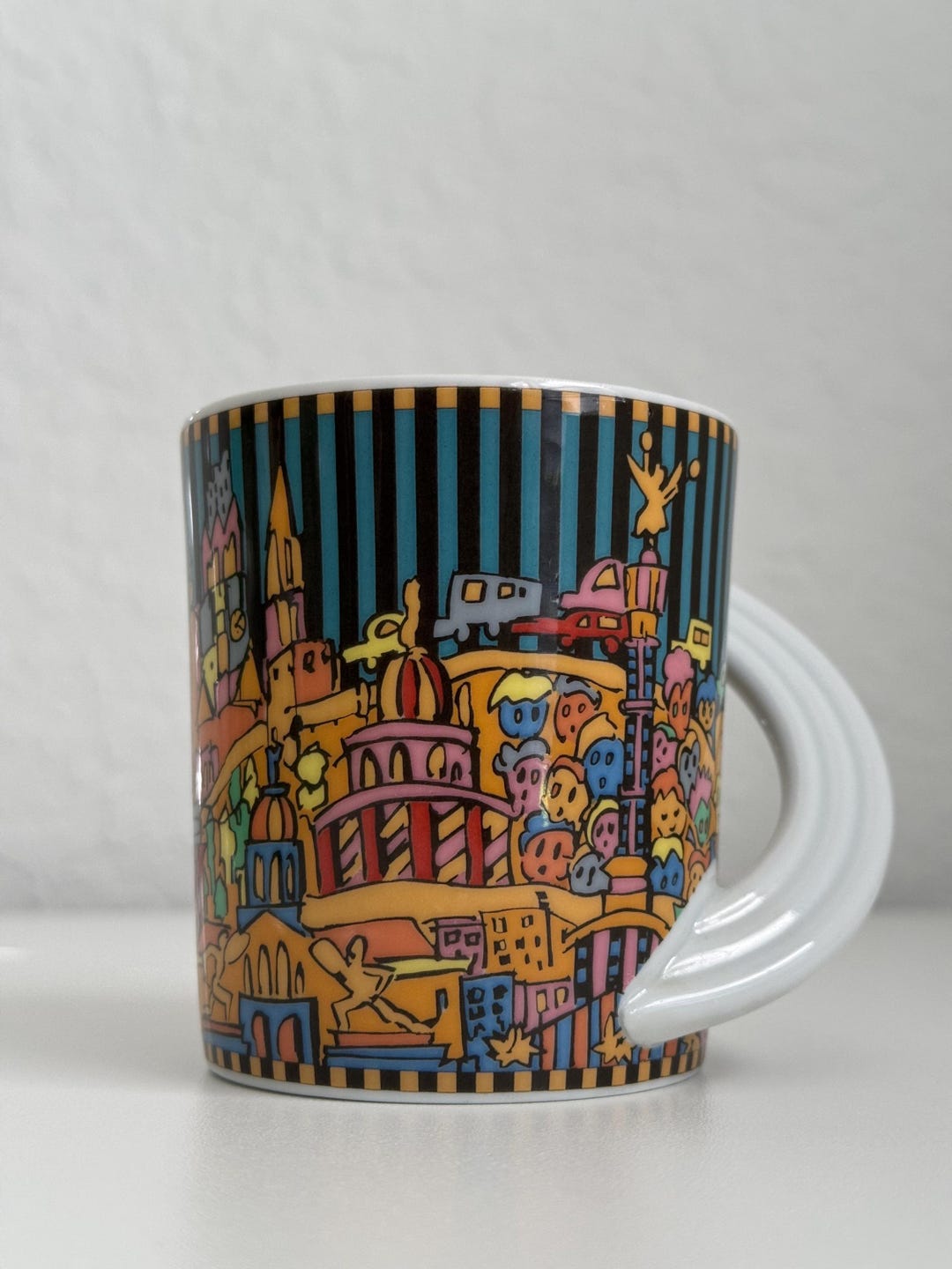 Rosenthal Studio-linie City Cup Nr 4 "berlin" Artist Yang - Etsy