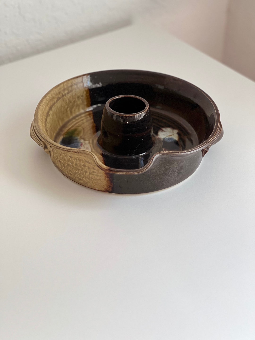 Gandee Signed Studio Pottery Chicken Cooker Roaster - Etsy