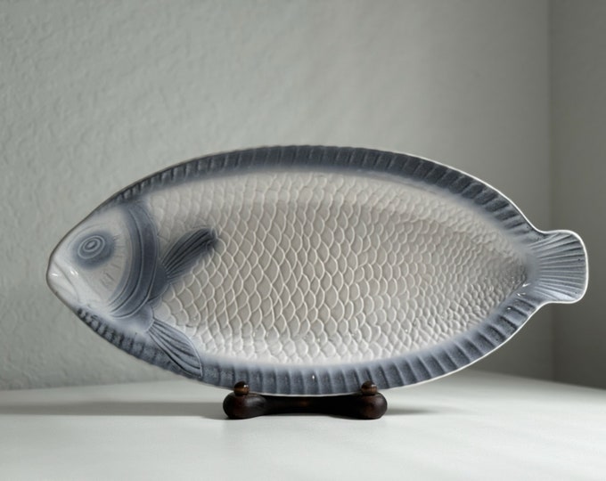 Vintage J Wiens Fish Platter Porcelain Serving Platter - Etsy