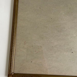 Vintage MCM Brass Colored Metal Double Folded Photo Frame - Etsy