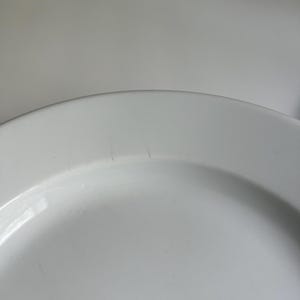 Set Apilco France Porcelain White Rim Soup Bowls - Etsy