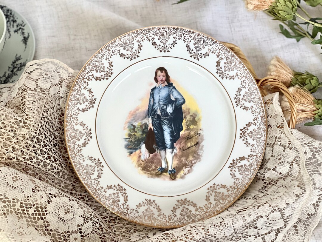 Gainsborough's the Blue Boy Harleigh China Fine Bone China Plate Made ...