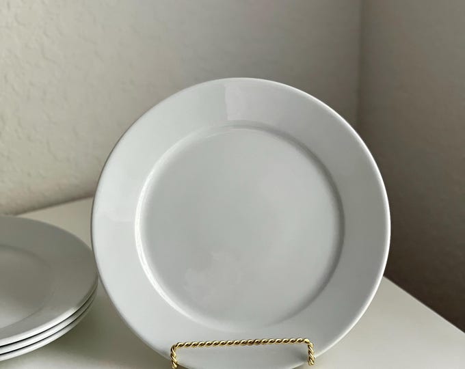 Set Apilco France Porcelain White Dinner Plates - Etsy