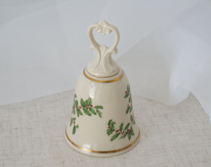 Lenox Hand Decorated 24K Gold Holiday Bell Made in USA - Etsy