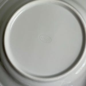 Set Apilco France Porcelain White Rim Soup Bowls - Etsy