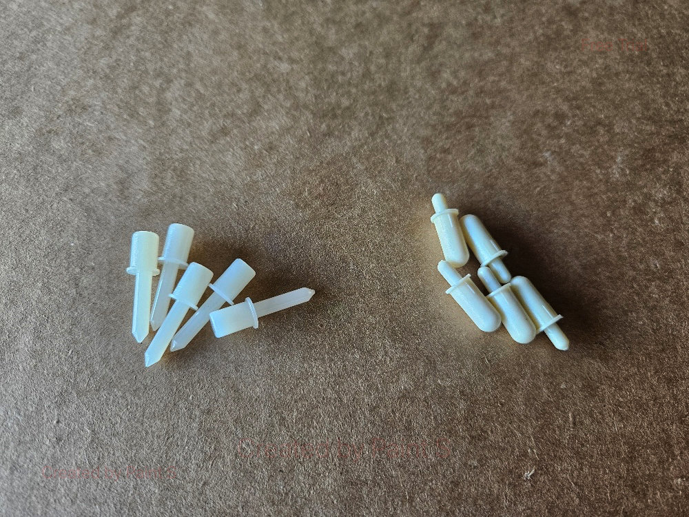 Shutter Louver Replacement Kit 5 Pack 3-1/2" X 7/16" X 18-1/2 ...