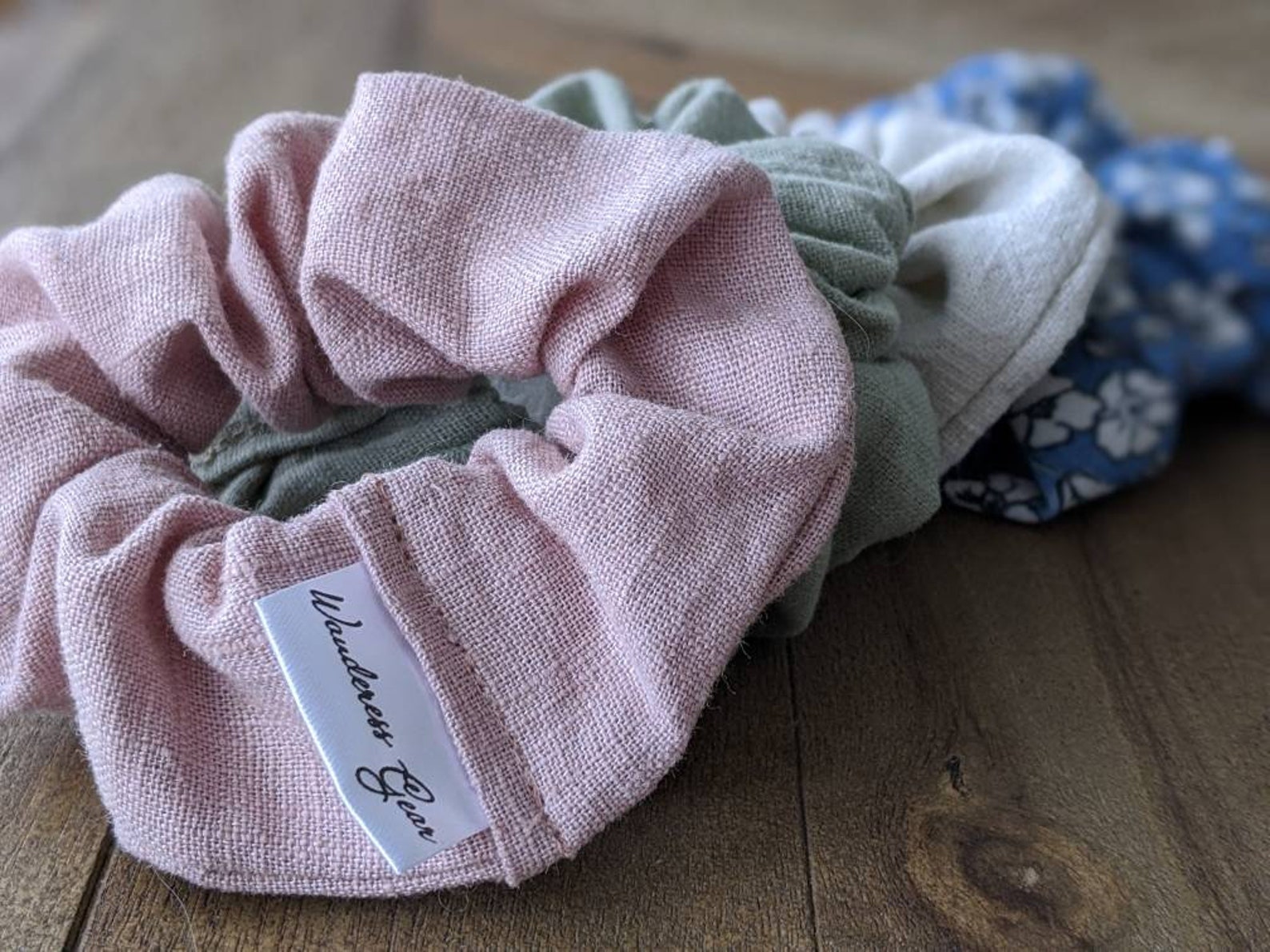 Upcycled Scrunchies Made From Fabric Salvage || Fabric With a Story - Etsy