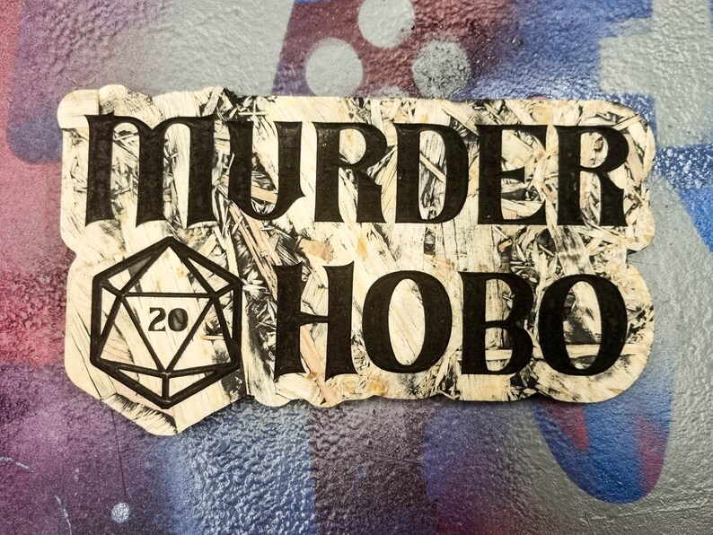 Murder Hobo Sign - TTRPG DND Gamer Character Trait - Etsy