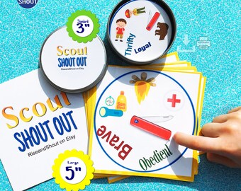 LDS MATCHING Game Shout Out 3 & 5 Printable | Etsy