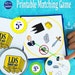 LDS MATCHING Game Shout Out; 3" & 5" Printable Cards; 1-31 Players ...