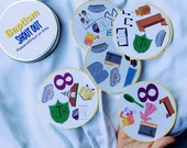 Items similar to BAPTISM GAME Matching Shout Out; 31 cards, 3: & 5"; 8 ...