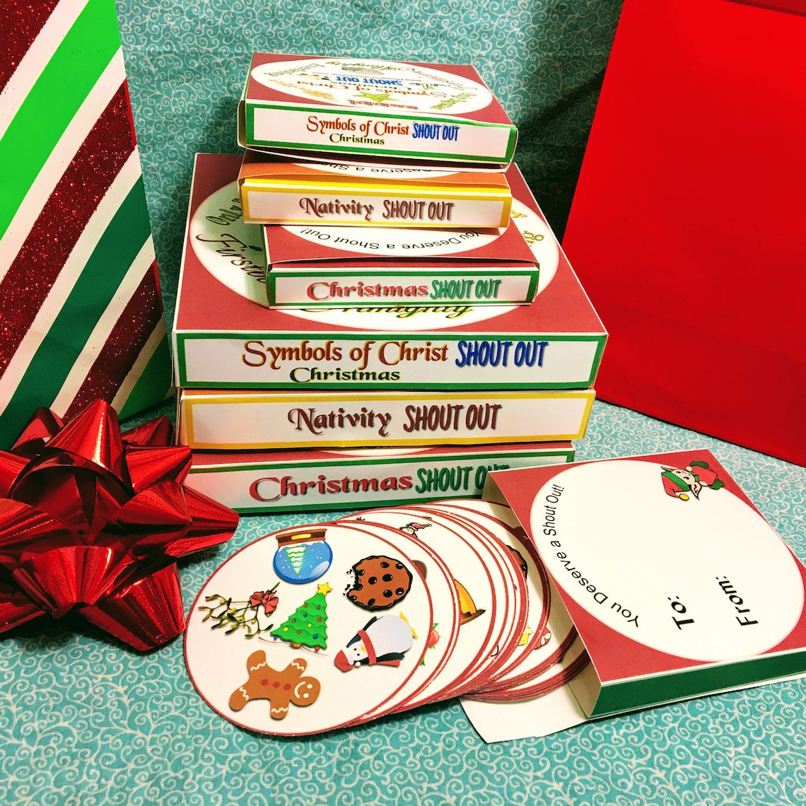 NATIVITY MATCHING GAME Shout Out 31 Christ Centered Christmas - Etsy