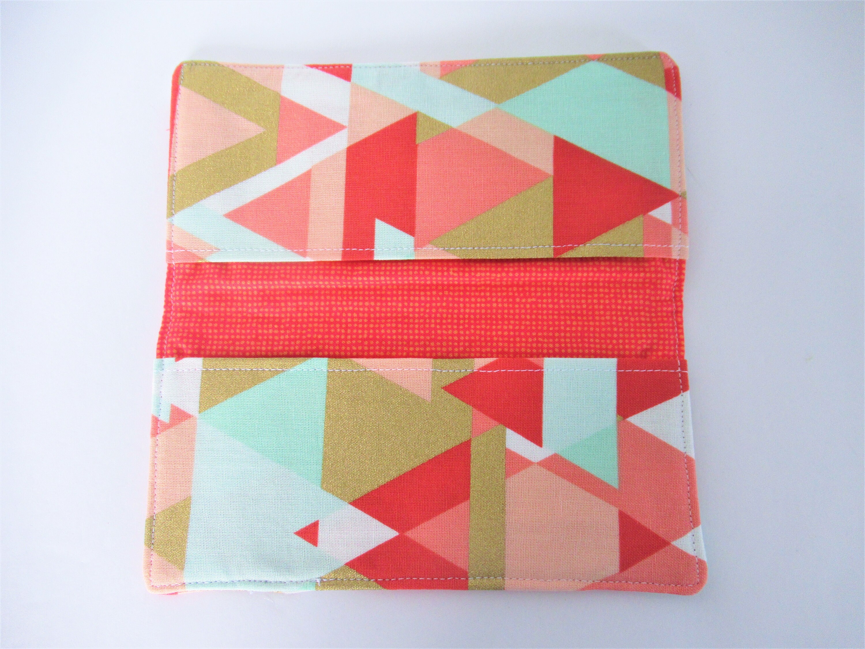 Checkbook Cover Fabric Checkbook Cover Salmon Checkbook - Etsy