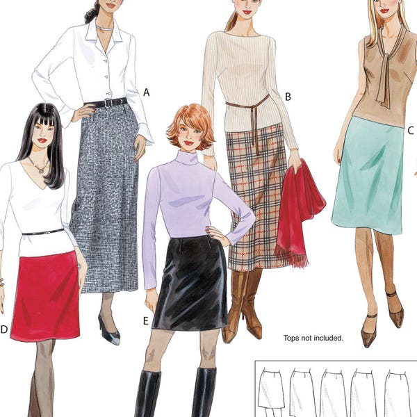 Skirt Sewing Pattern - Etsy
