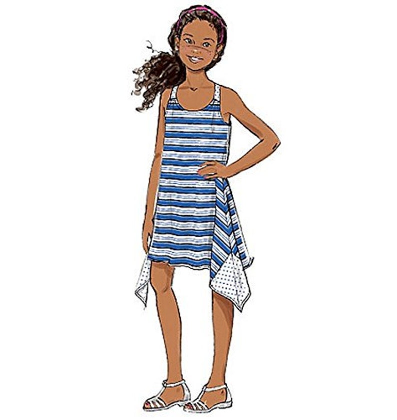 Mccall's M7151 Size 7-14 Girls' Top, Dress, Jumpsuit and Shorts Sewing ...
