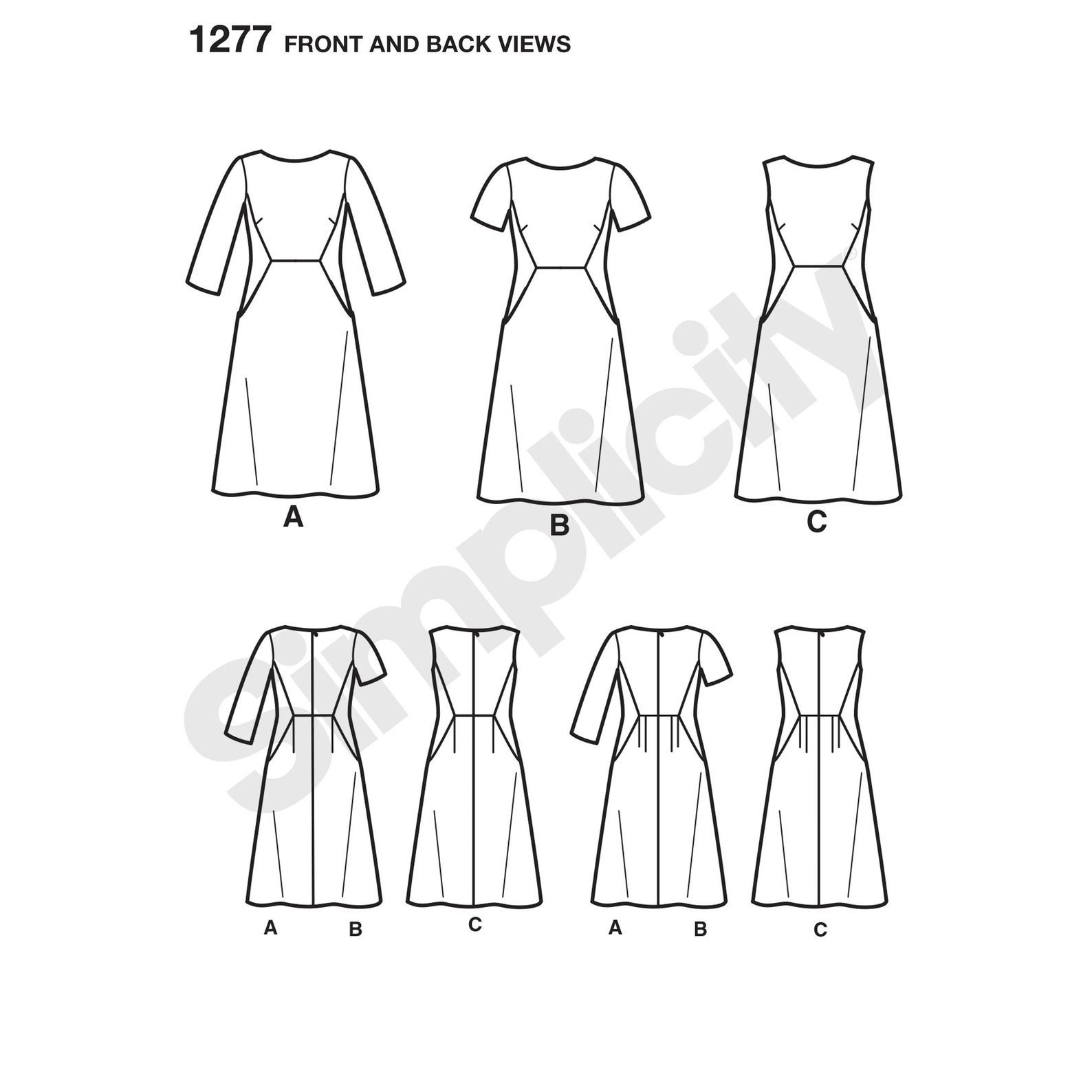 Simplicity 1277 Sewing Pattern Misses Amazing Fit Dresses - Etsy