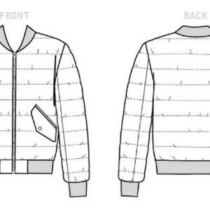 Vogue V9353 Mens Bomber Jacket Sewing Pattern - Size 34-40 or 40-46 Ron ...