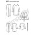 Simplicity 8227 Girls' / Girls' Plus Jacket and Knit Dress and Cropped ...