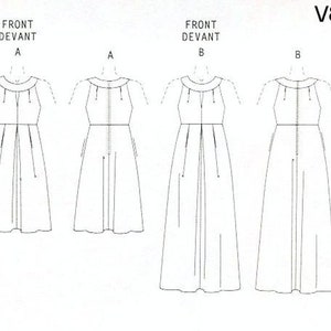 Vogue V8574 Size 6-12 or 14-20 Misses Slightly Flared - Etsy