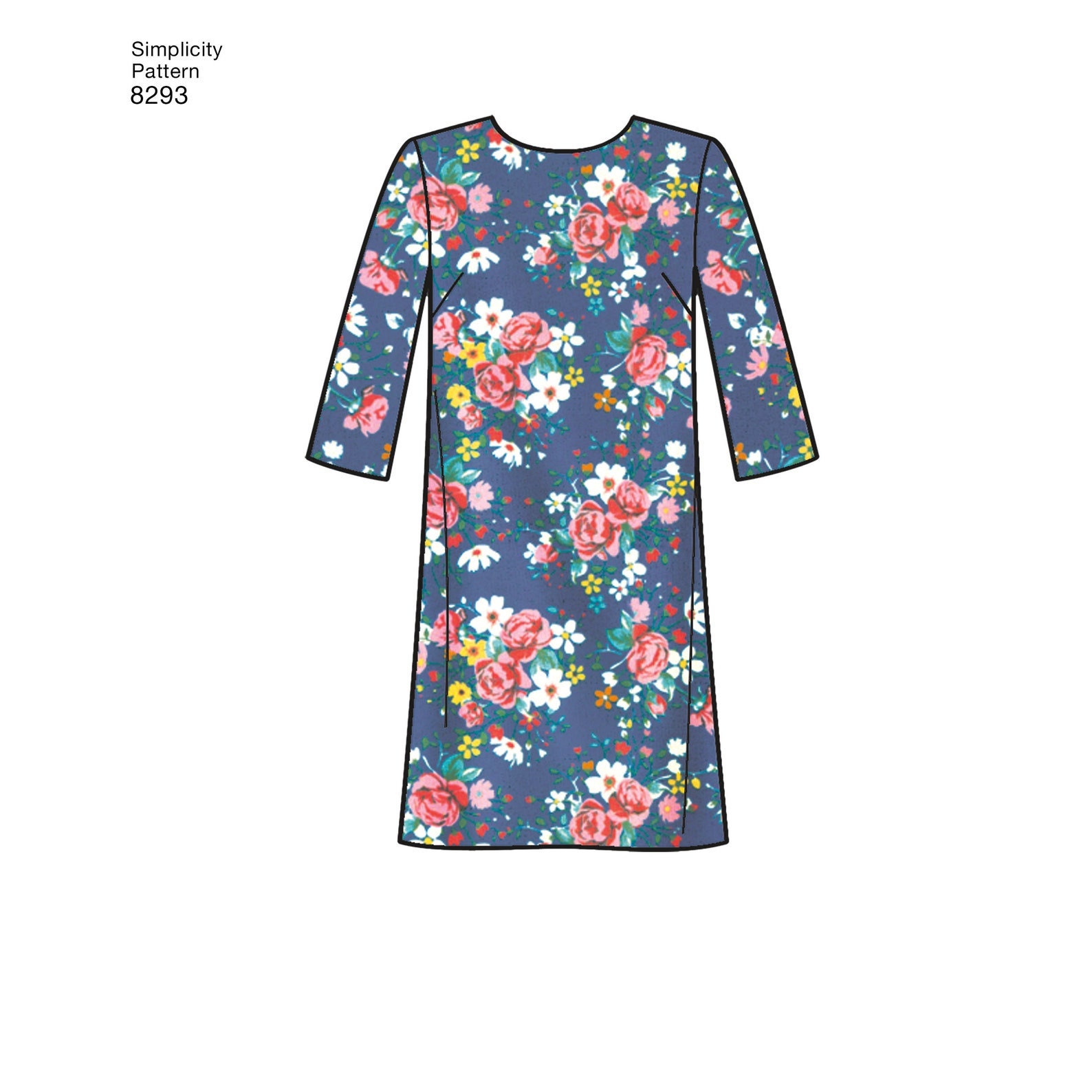 Simplicity 8293 Sewing Pattern Misses Simple Sheath Dresses | Etsy