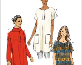 Vogue V8708 Size 8-14 Misses' Shirt & Belt Sewing Pattern - Etsy