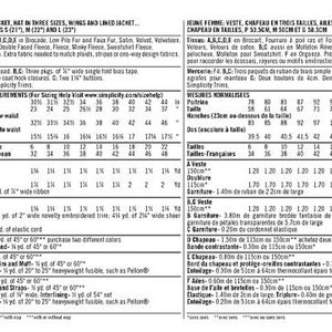 Simplicity Sewing Pattern 1293 Misses' Jacket, Hat in Three Sizes ...