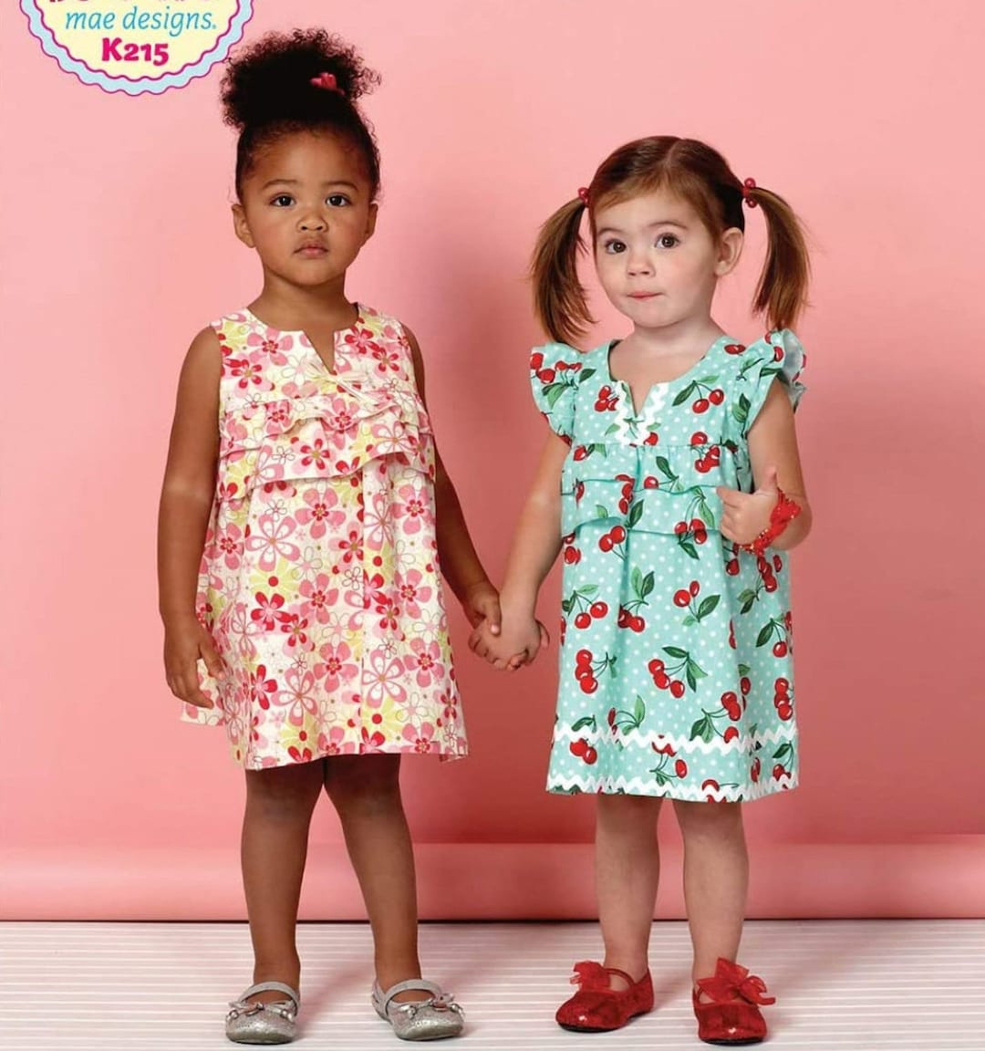 Kwik Sew K215 Sewing Pattern - Toddler's Dresses - Size 1t-4t/uncut - Etsy