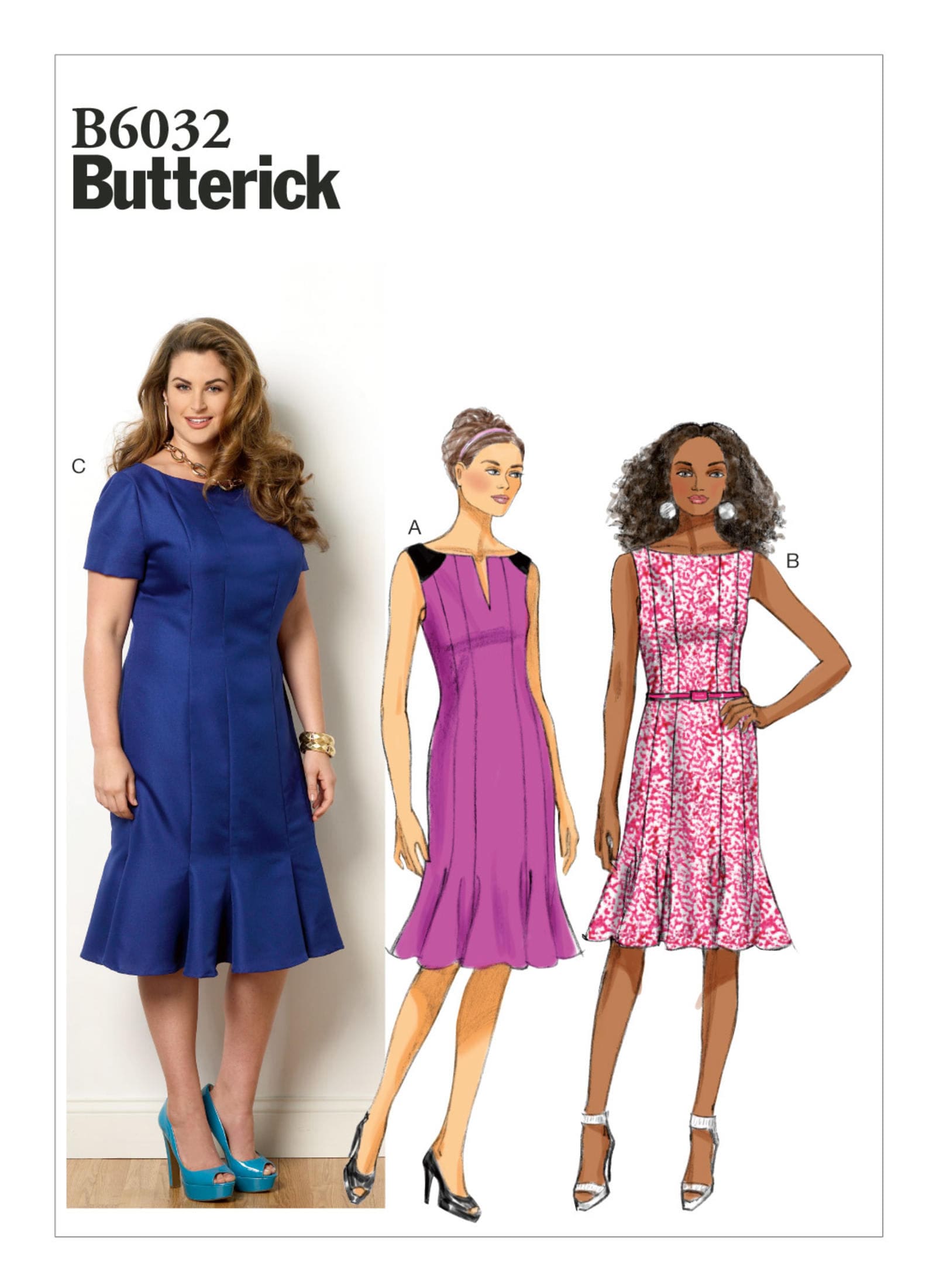 Butterick B6032 Misses'/misses' Petite/women's/women's Petite Yoke ...
