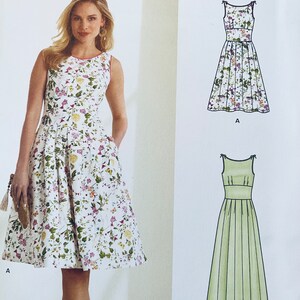 New Look N6665 - Sewing Pattern Misses Dresses With Neck and Armhole ...