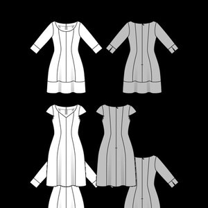 Burda 6577 Misses Dresses Sewing Pattern sizes 8-20 / Uncut - Etsy