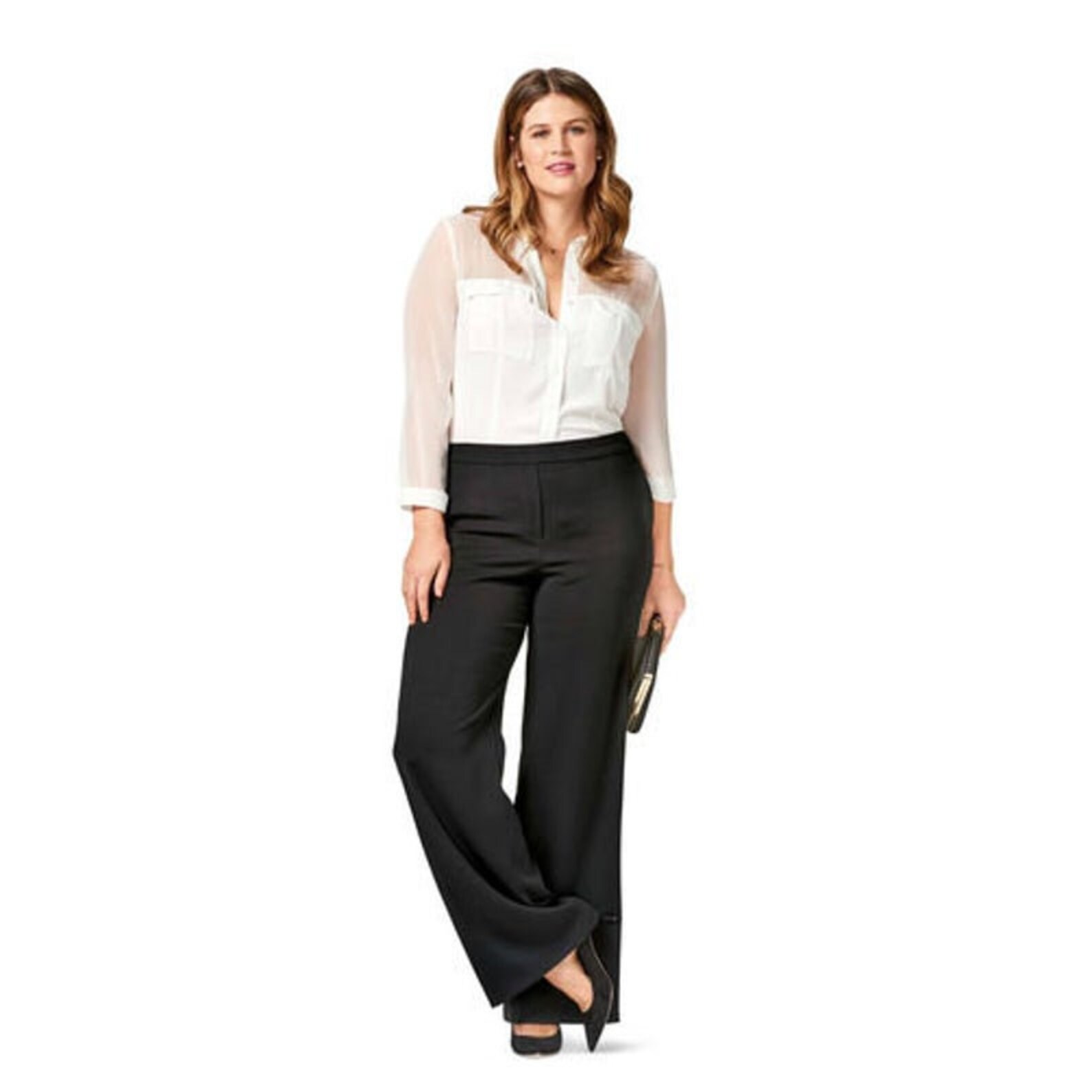Burda 6492 Woman's Pants or Capri Sewing Pattern - Plus Size 20-34 ...