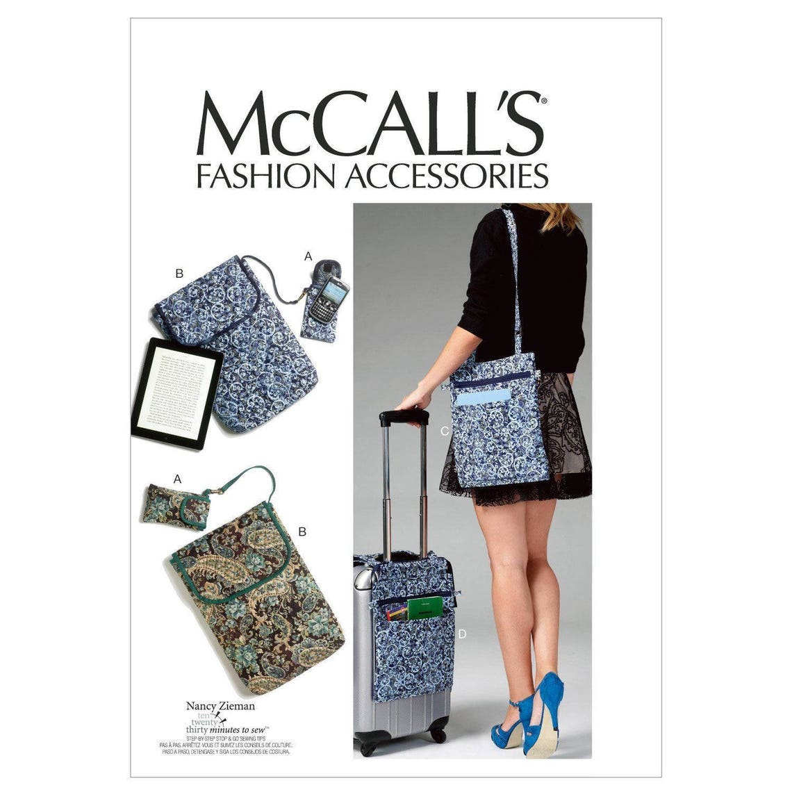 Mccalls-m6668 Cell Phone and Computer Sleeves & Bags Sewing - Etsy