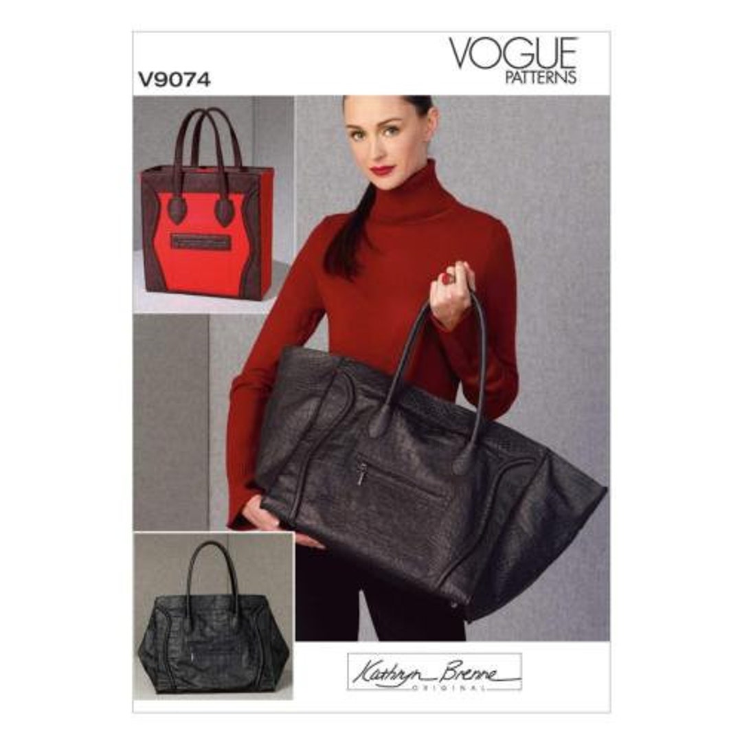 Vogue V9074 Large Tote Bags Sewing Pattern / Uncut FF - Etsy