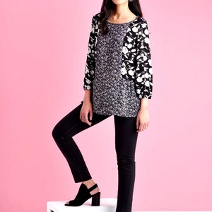 Simplicity 8417 Sewing Pattern Misses Pullover Tops, Peplum Blouse Size ...