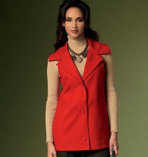 Vogue V9065 Size 8-16 or 16-24 Misses Vest, Skirt & Pants Sewing ...