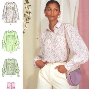 Simplicity R11323 9467 Sewing Pattern - Misses Boho Blouse, Top - Size ...