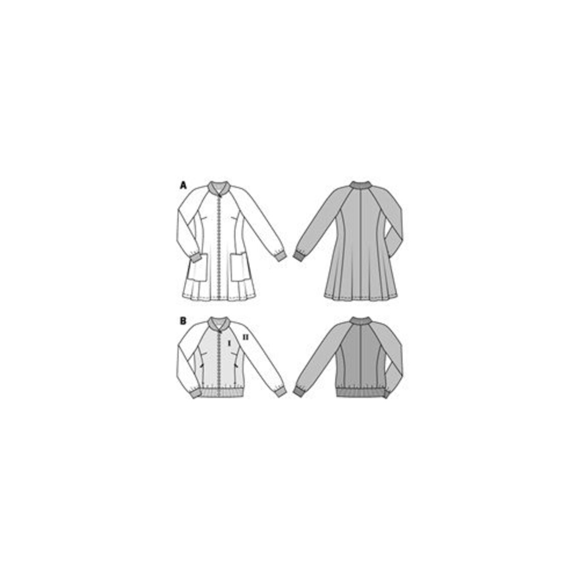 Burda 6660 Misses' Jacket or Coat Sewing Pattern Size 8-18 / Uncut FF ...