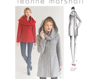 Uncut Simplicity 468 1254 Women's Lined Coat or Jacket Sewing Pattern ...