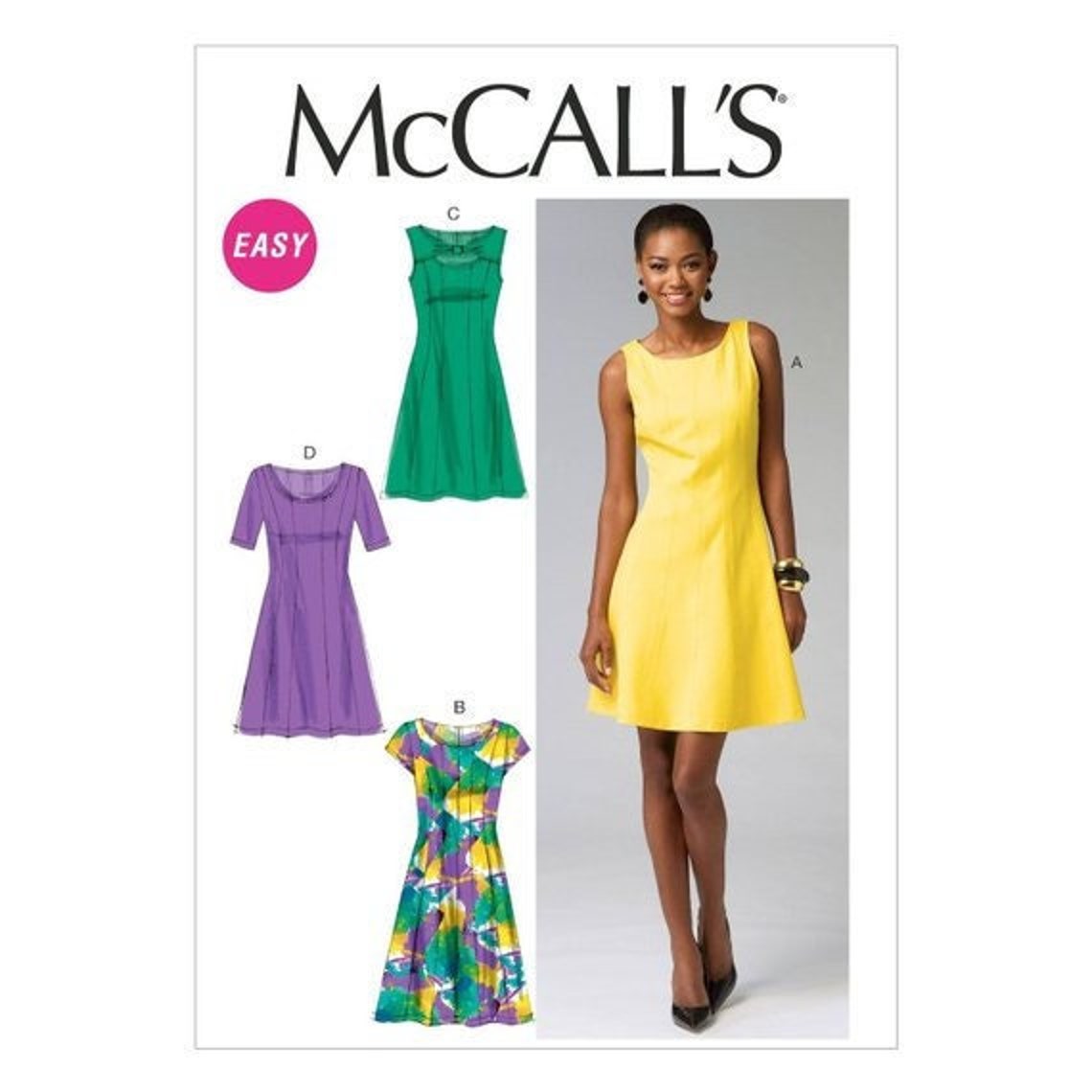 Mccall's M6889 Misses Dress With Sleeve Variations and - Etsy